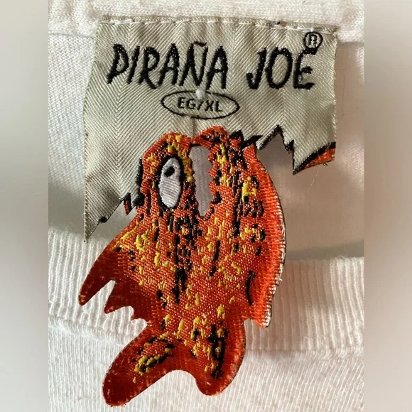 Pirana Joe | Shirts | Pirana Joe Aruba Tee Shirt Cotton Fish Logo ...